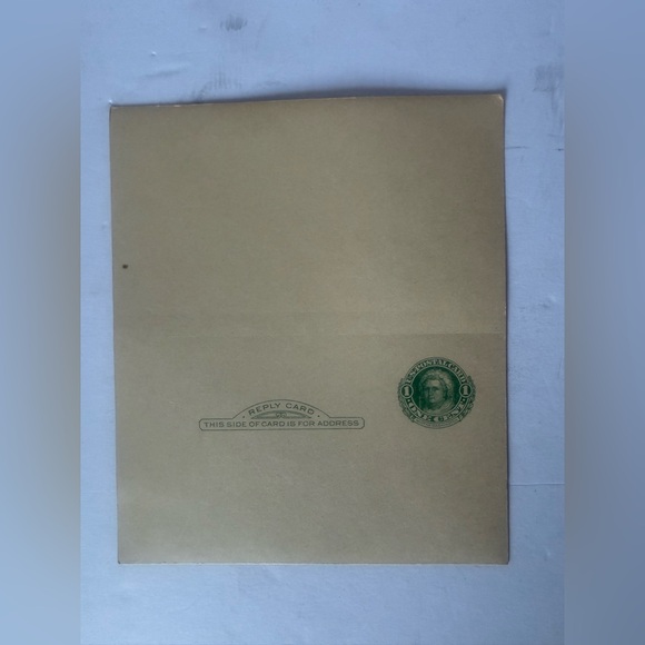 Art | Us 1911 Scott Uy6 1c 1c Green On Cream Unfolded And Unsevered ...
